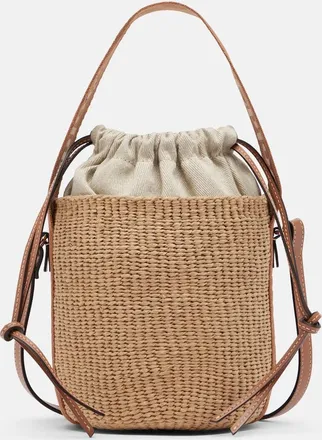 Chlo&eacute; Chlo&eacute; Bucket Bag Woody Small aus Raffiabast