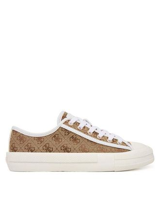 Guess Sneakers aus Stoff FLJCR2 FAL12 Braun