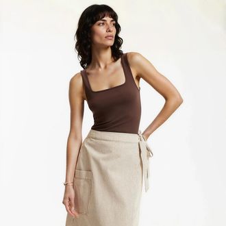 La Redoute Collections D&eacute;bardeur &Agrave; Col Carr&eacute;