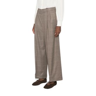 Rossi Wide Hosen - - Trousers - Damen - Braun - S