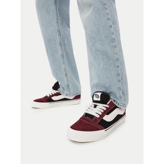 Vans Sneakers aus Stoff Vans Knu Skool VN000D2202Y1 Dunkelrot