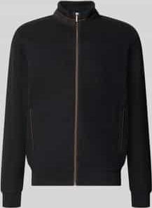Bugatti Sweatjacke mit Label-Details