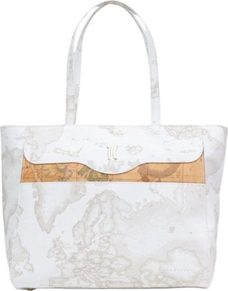 Alviero Martini 1A Classe Femme, Sacs, Blanc, Taille: ONE Size Shopping Tote