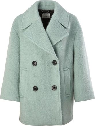 s.Oliver Kurzmantel aus Wollmix - - Coats - Damen - Gr&uuml;n - L