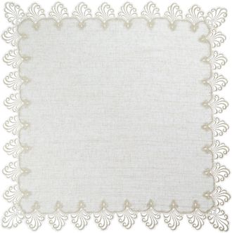 Plauener Spitze 3086L_11_8080 Tischdecke Nizza L, Größe 80 x 80 cm, rechteckig