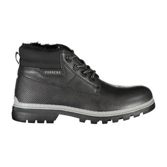 Carrera Schwarzer Damen Schn&uuml;rstiefel mit Kontrastdetails - - Shoes - Damen - Schwarzk - 38 EU