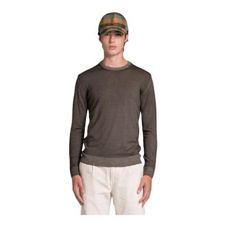 IMPURE Trent Rundhals-Pullover aus Merinowolle - - Knitwear - Herren - Grau - M