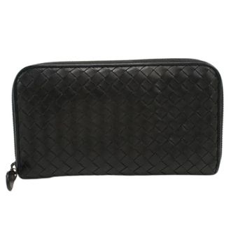 Bottega Veneta Portefeuille long Pre-owned (bi-pli) - Homme - Pre-owned - Noir - Taille: ONE Size