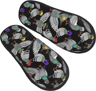 Generic Chaud Pantoufles s Chausson Maison Antid&eacute;rapant Chaussons Femme pour Int&eacute;rieur Femme Homme M