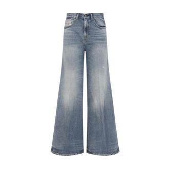 Diesel Femme, Jeans, Bleu, Taille: W27 Wide Leg Jeans