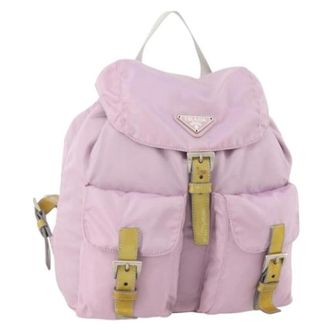 Prada Pre-owned Vintage Backpack - Femme - Pre-owned - Rose - Taille: ONE Size