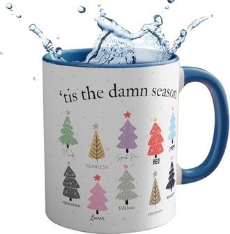 Generic Tasse sur le th&egrave;me de No&euml;l, tasse &agrave; caf&eacute; en c&eacute;ramique | Tasse en c&eacute;ramique allant au lave-vaisselle,Tasse &agrave; caf&eacute; de voyage de tasse de vaisselle &agrave; la 
