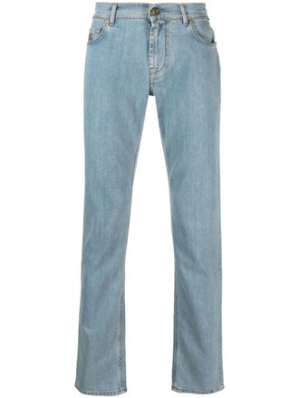 Corneliani jean &agrave; coupe droite - Bleu