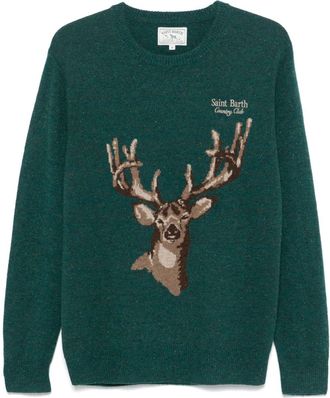 MC2 Saint Barth Heron Pullover - Gr&uuml;n