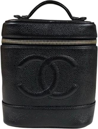 Chanel Pre-owned Vintage Vanity Bag - Femme - Pre-owned - Noir - Taille: ONE Size