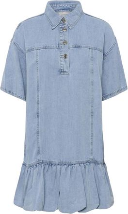 Gestuz Femme, Robes, Bleu, Taille: 44 FR Gzsauda Denim Dress