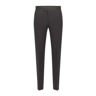 HUGO BOSS Einkn&ouml;pfige Slim-Fit Smokinghose - - Trousers - Herren - Schwarzk - 4XL