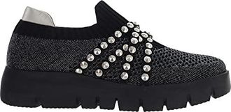 bernie mev. Blake Baskets à Enfiler pour Femmes (Pewter, EU_Footwear_Size_System, Adult, Women, Numeric, Medium, Numeric_39)