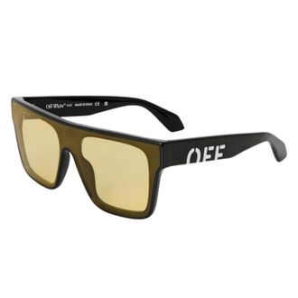 Off-white Off White - Columbus Sonnenbrille f&uuml;r Herren/Damen Unisex (Schwarz/Gelb)