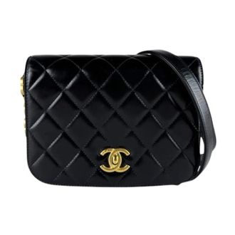 Chanel Pre-owned Vintage Messenger Bag - - Pre-owned - Damen - Schwarzk - ONE SIZE
