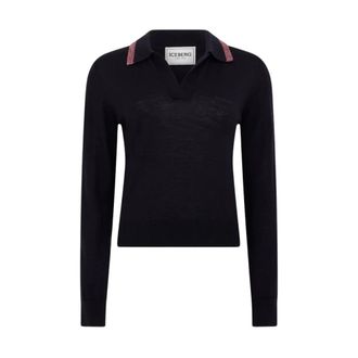 Iceberg Polo-Pullover - - Knitwear - Damen - Blau - M