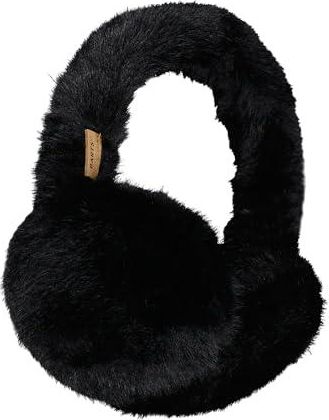 Barts Big Fur Earmuffs Cache-Oreilles, Noir, Taille Unique Femmes