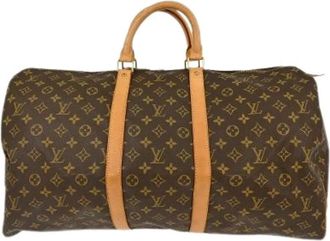 Louis Vuitton unisex, Pre-owned, Brun, Taille: ONE Size Sac week-end en toile Pre-owned