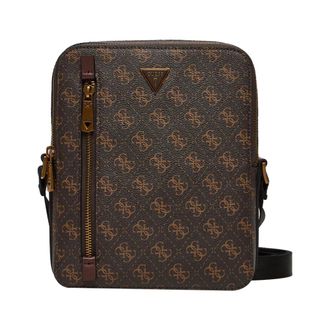 Guess Elegante braune Schultertasche - - Bags - Herren - Braun - ONE SIZE