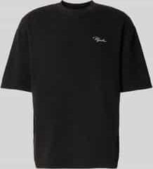 Pegador Oversized T-Shirt mit Strukturmuster und Label-Stitching