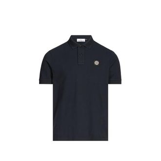 Stone Island Polo droit en coton mélangé