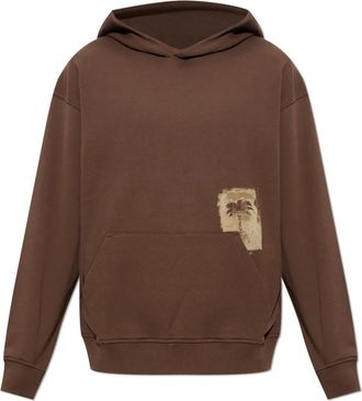 Palm Angels Hoodie - - Sweatshirts & Hoodies - Herren - Braun - XL