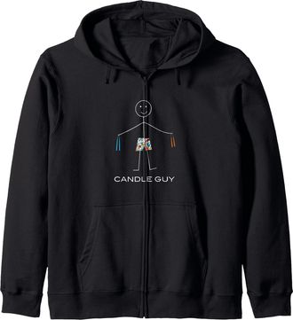 Whyitsme Design Lustiger Kerzenmacher f&uuml;r Herren Kapuzenjacke