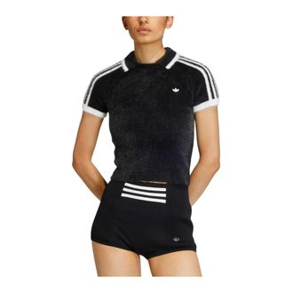 adidas Femme, Tops, Noir, Taille: 42 FR Knitted Cali T-Shirt