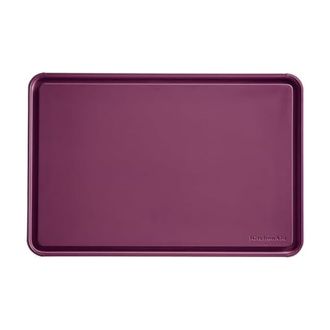 KitchenAid Klassisches Kunststoff-Schneidebrett mit umlaufendem Graben und rutschfesten Kanten, sp&uuml;lmaschinenfest, 30,5 x 45,7 cm, Rote Beete