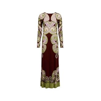 La DoubleJ Robe longue imprim&eacute;e col rond
