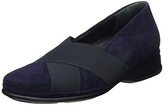 Semler Femme Ria Mocassin, Bleu Nuit 080, 40 EU