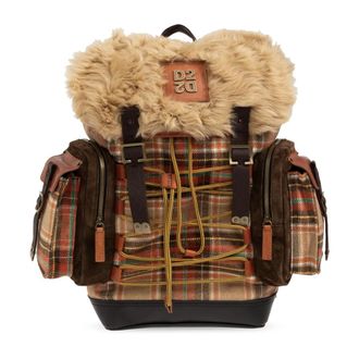 Dsquared2 Rucksack mit mehreren Taschen - - Bags - Herren - Orange - ONE SIZE