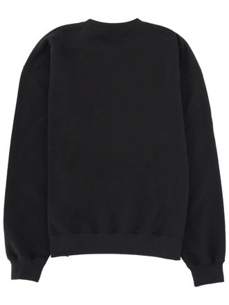Gucci Logo-Print Cotton Sweatshirt - Black