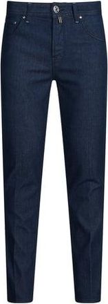 Jacob Cohen Jean droit en denim de coton m&eacute;lang&eacute;