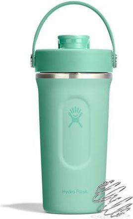 Hydro Flask Insulated Stainless Steel Shaker Bottle 710 ml (24 oz) -Auslaufsicherer Klapp-Trinkaufsatz-F&uuml;r Proteinshakes & Supplements-Schneebesen-Kugel-H&auml;lt Getr