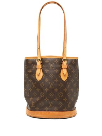 Louis Vuitton 2004 Monogram Petit bucket bag - Marron