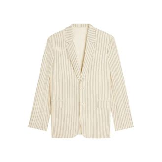 Celine Blazer &agrave; rayures en laine de Celine