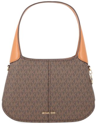 Michael Michael Kors Womens Small Alice Bag Brown 89.pvc Shoulder