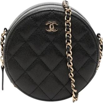 Chanel Sac bandouli&egrave;re mini matelass&eacute; en cuir caviar Pre-owned - Femme - Pre-owned - Noir - Taille: ONE Size
