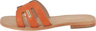 Les Tropeziennes LES TROPEZIENNES PAR M. BELARBI Damen Hadamia Stadtschuhe Pantoletten und Clog, Orange Snake, 37 EU