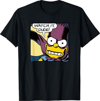 The Simpsons Bart Simpson Bartman Super Hero Watch It Dude T-Shirt