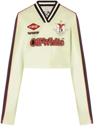 Off-white t-shirt Soccer - Vert
