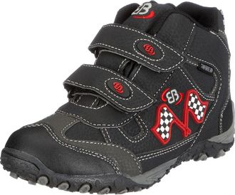 Brütting Lupus V 521013, Jungen Sneaker, schwarz, (schwarz-grau-rot ), EU 35