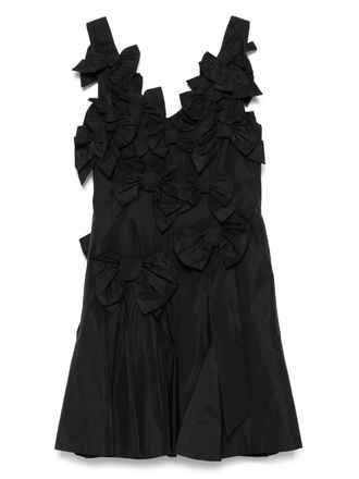 Viktor & Rolf robe courte à détail de noeud - Noir