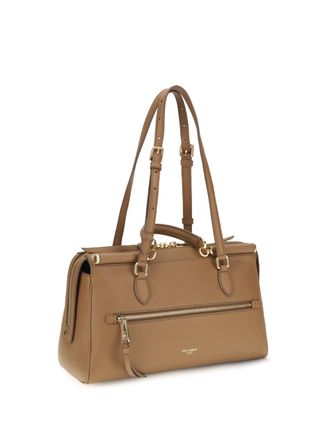Dolce & Gabbana Womens Shoulder Bag Odissea Caramel Calf Leather Wallets & Purses